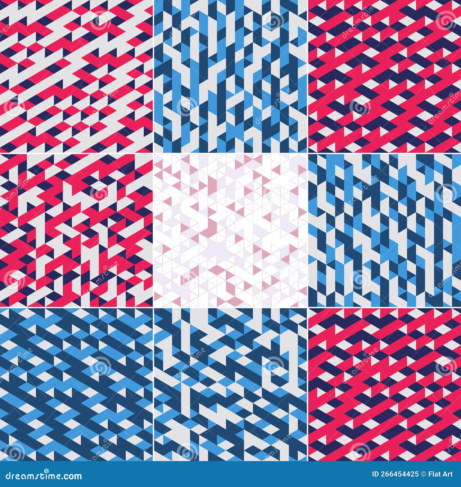 Isometric Pattern Covers with a Modern Design and Cool Colorful ...