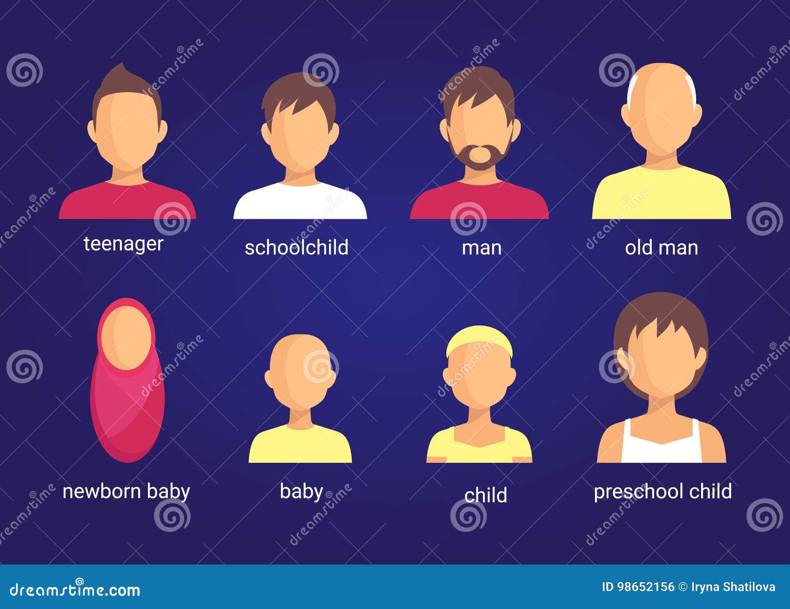 Vector 3d Isometric People Icon. Stock Illustration - Illustration of ...
