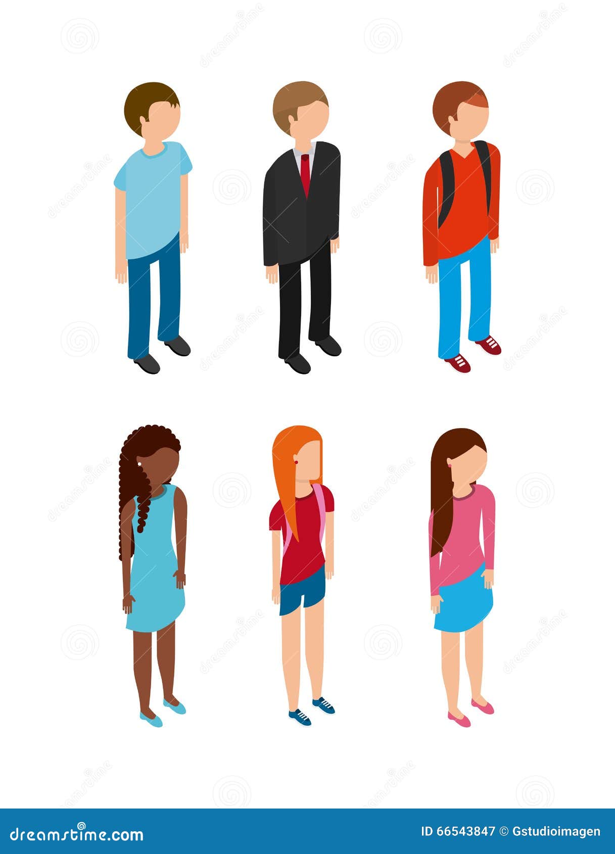 Isometric people design stock illustration. Illustration of design ...