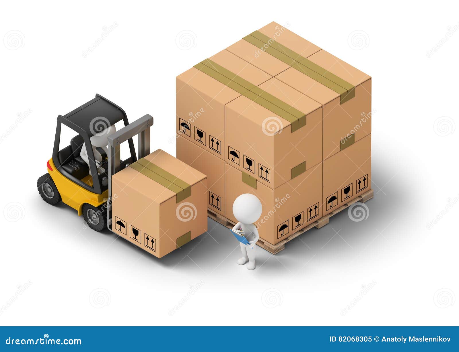 Isometric Warehousing And Distribution Services Concept. Warehouse ...