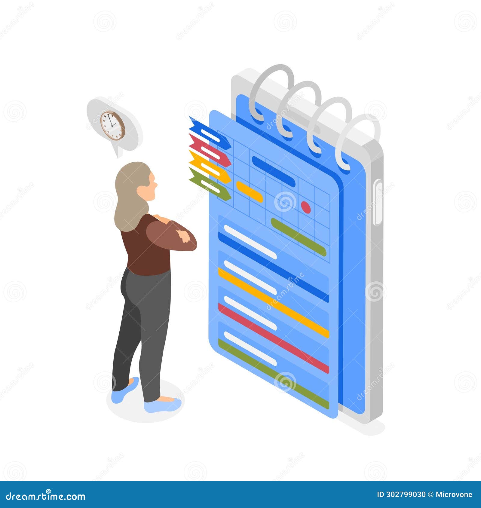 Personal Time Tracking App Smartphone Interface Vector Template. Mobile ... Personal Time Tracking App Smartphone Interface Vector Template. Mobile ...