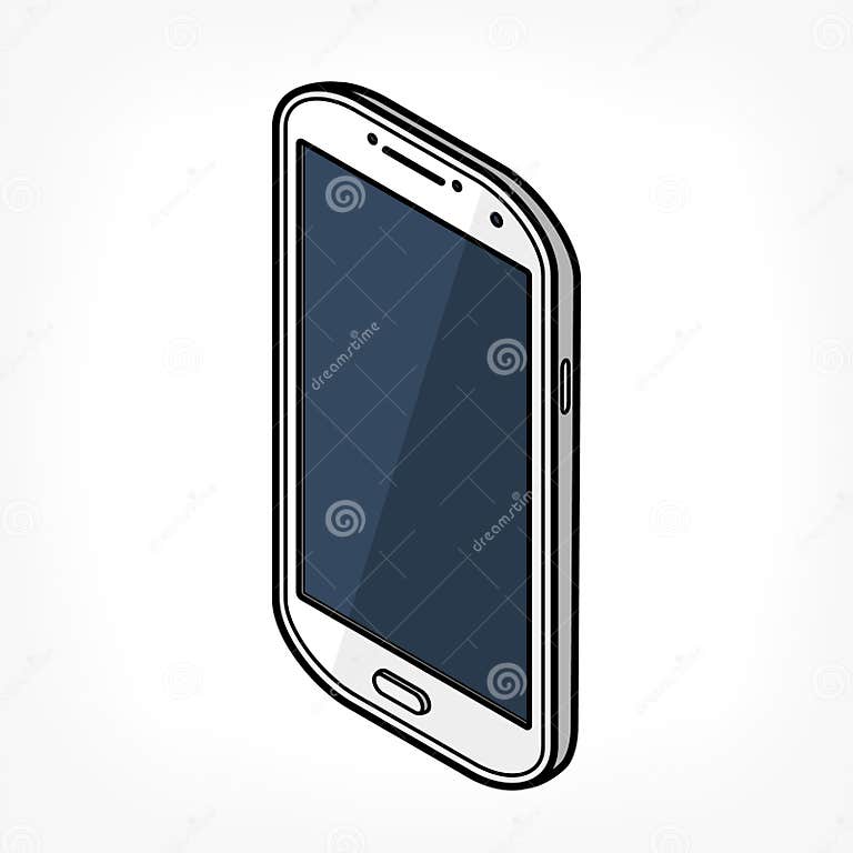 Isometric phone icon stock vector. Illustration of multimedia - 38323968