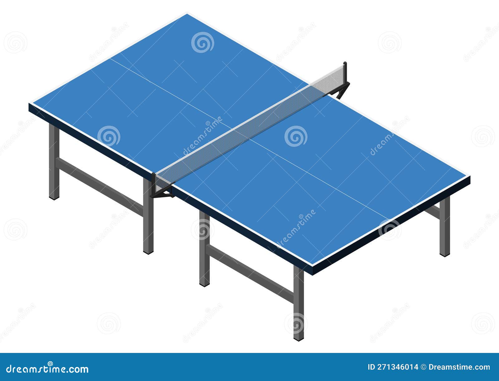 Isometric Ping-pong Table. Vector Stock Vector - Illustration of ping ...