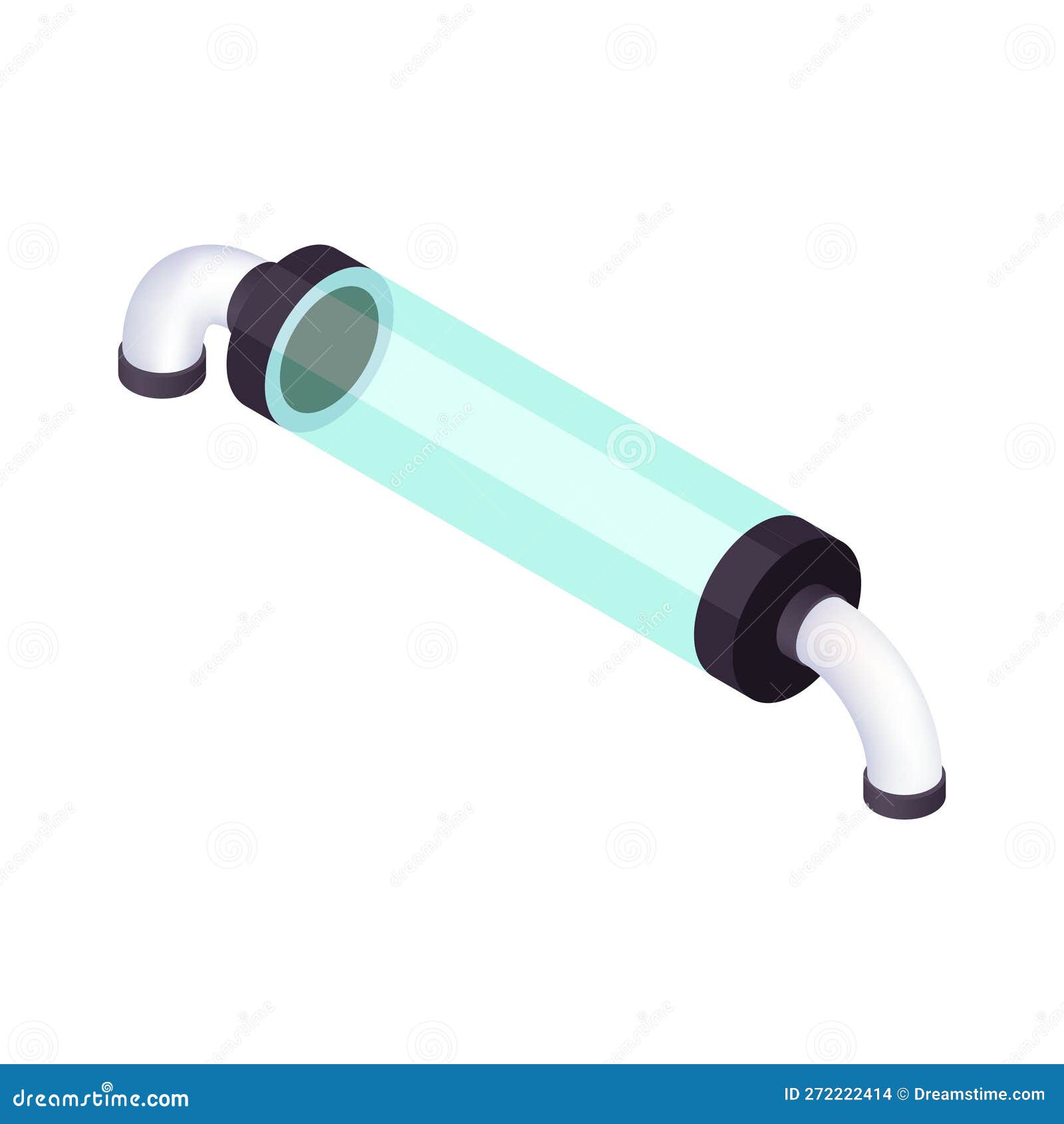 Isometric Pipe Illustration Stock Vector - Illustration of cylinder ...