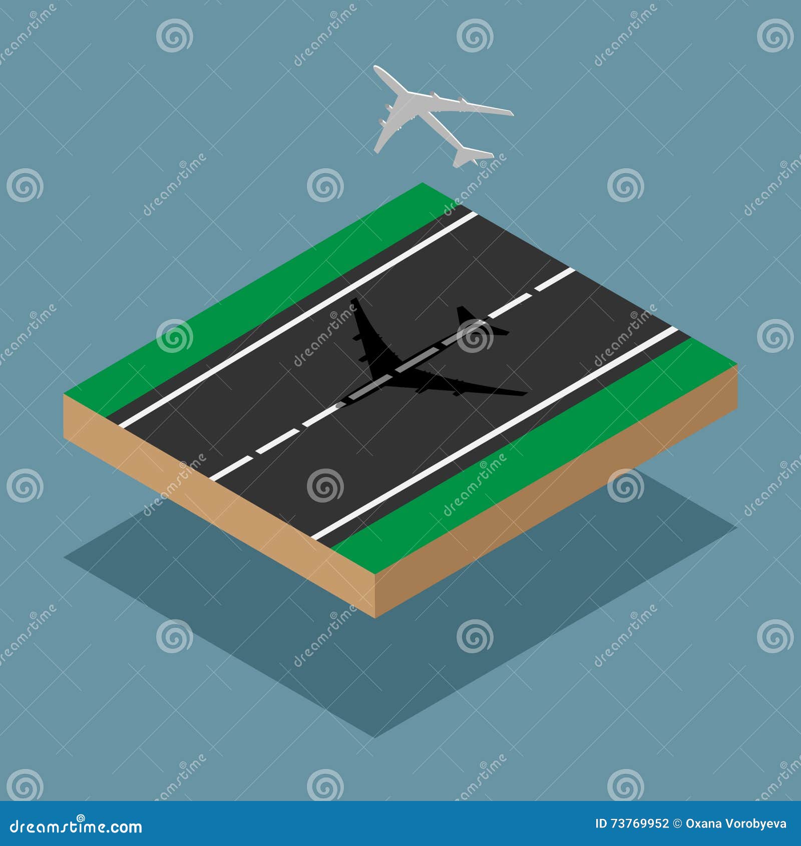 Isometric Plane Progress Infographic Vector Illustration ...