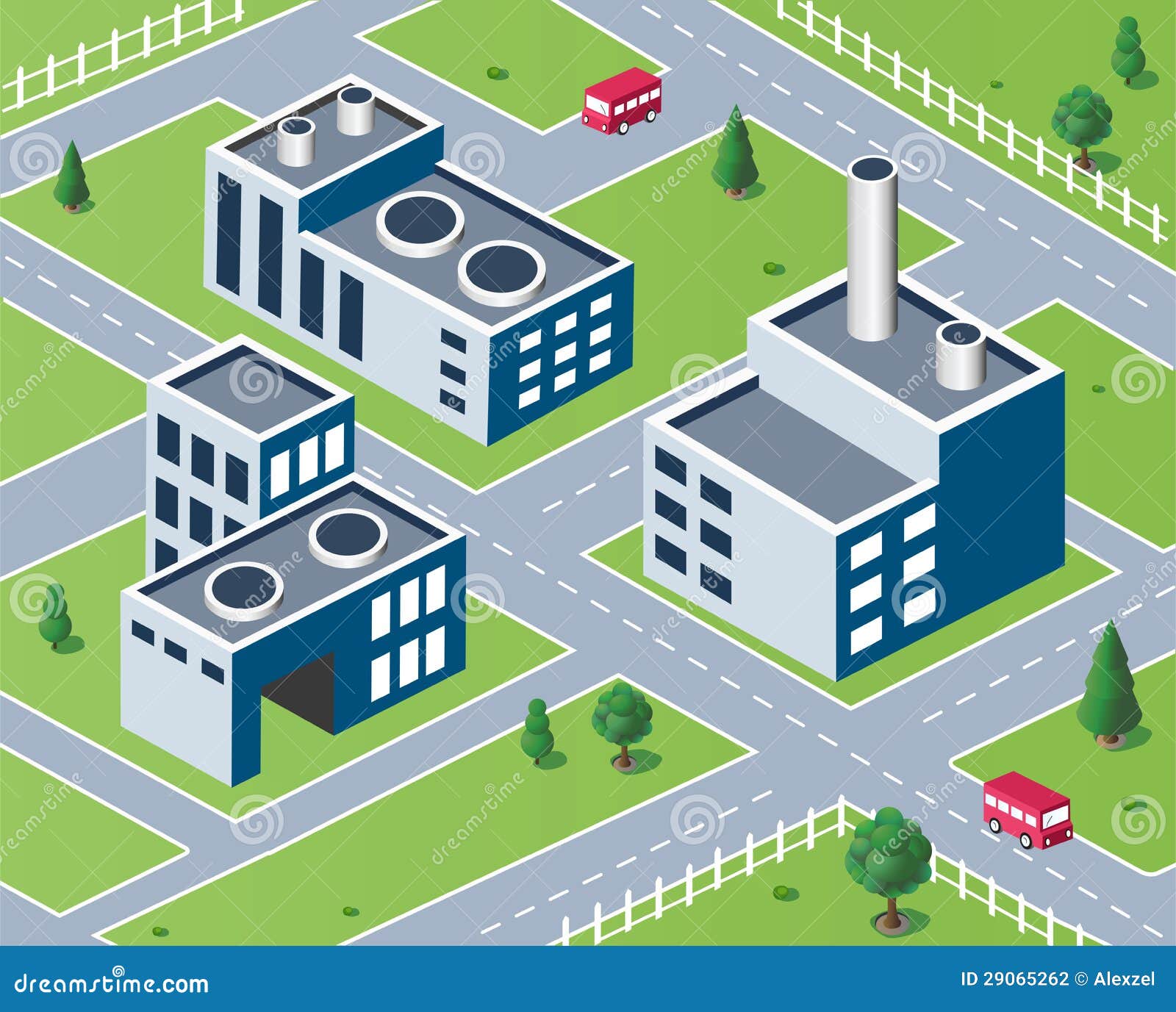Isometric plant stock vector. Illustration of domestic - 29065262