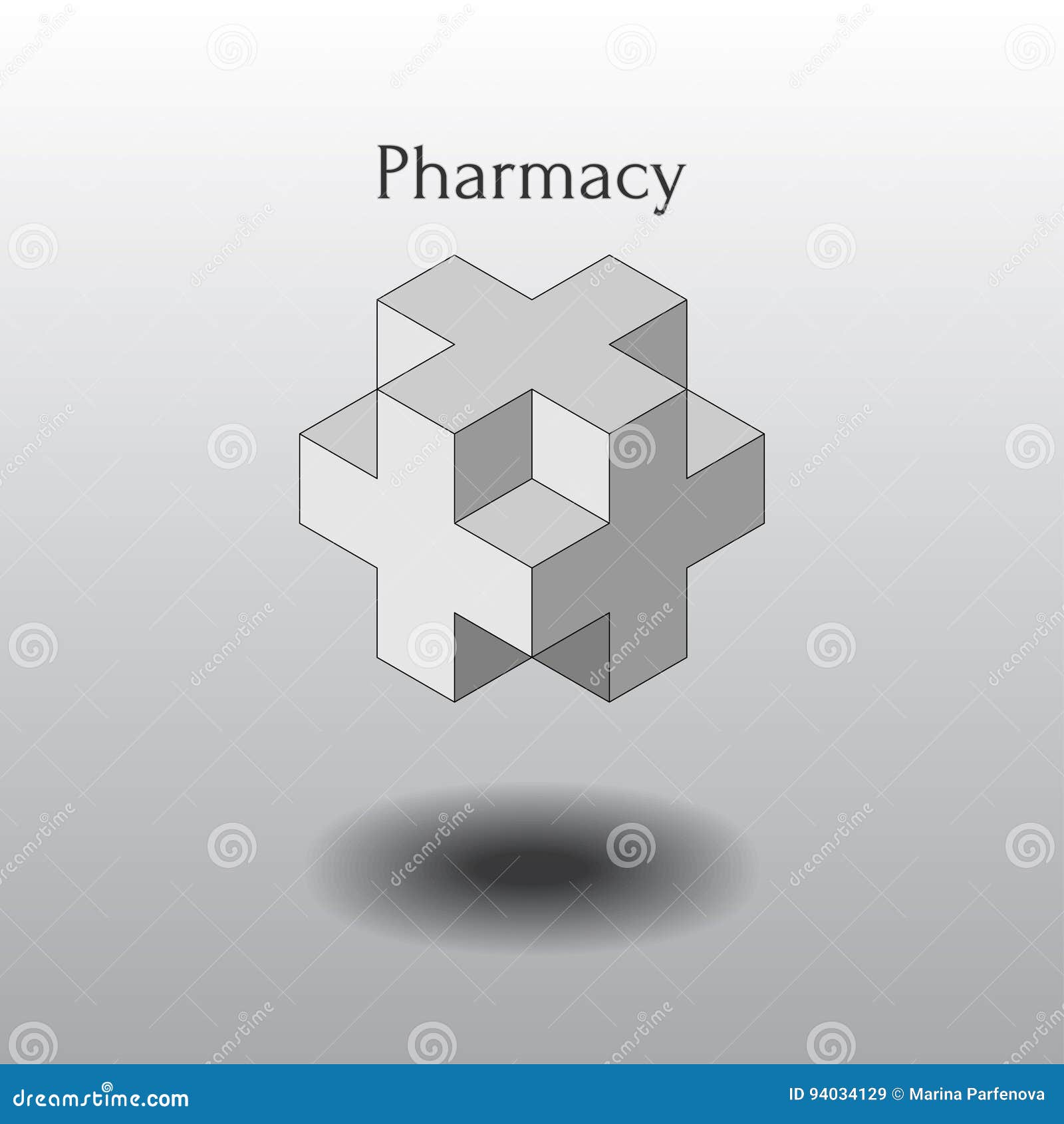 Isometric Plus Minus Cube Cartoon Vector | CartoonDealer.com #146996197