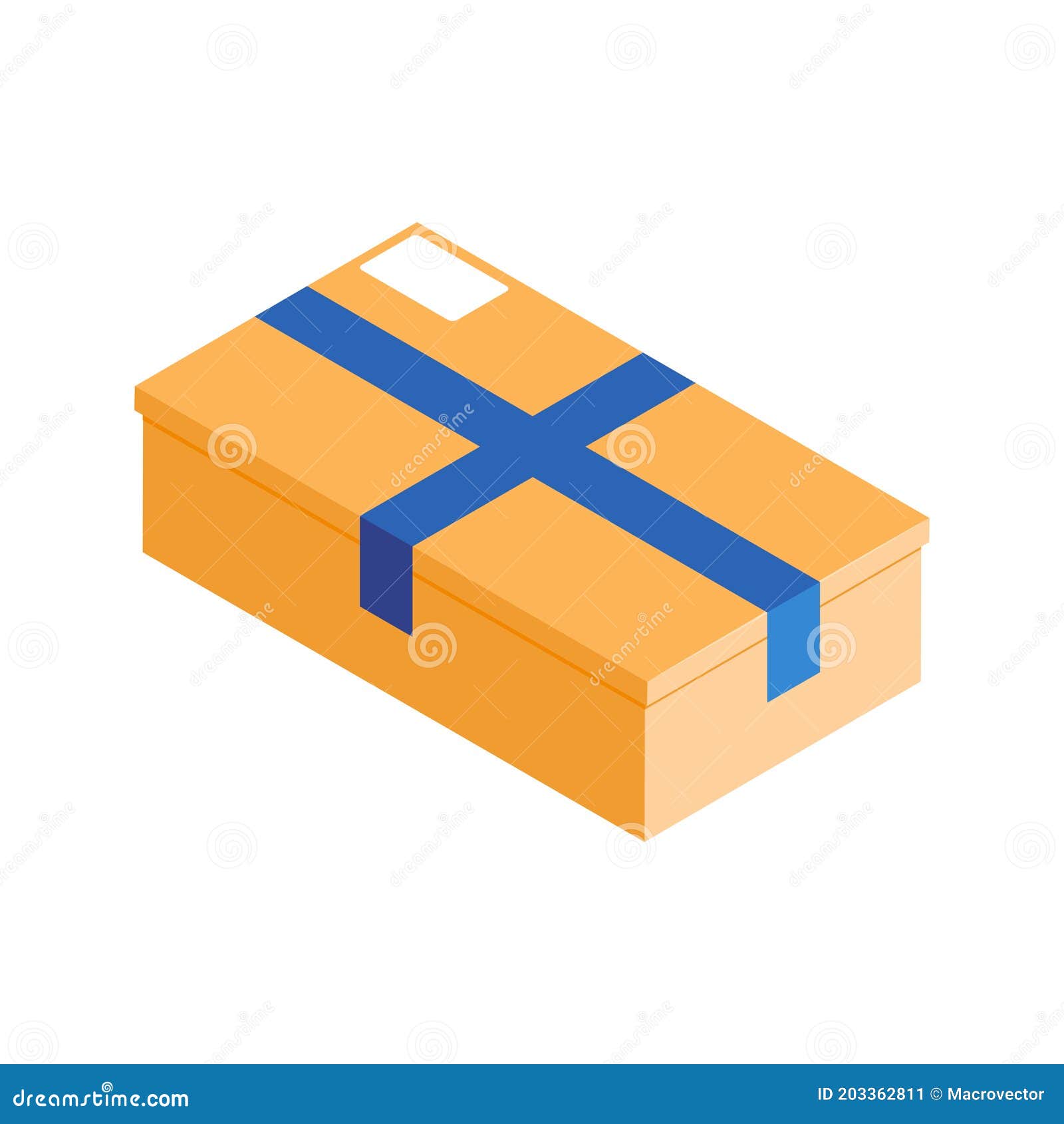 Cardboard Post Parcel Composition Stock Vector - Illustration of ...