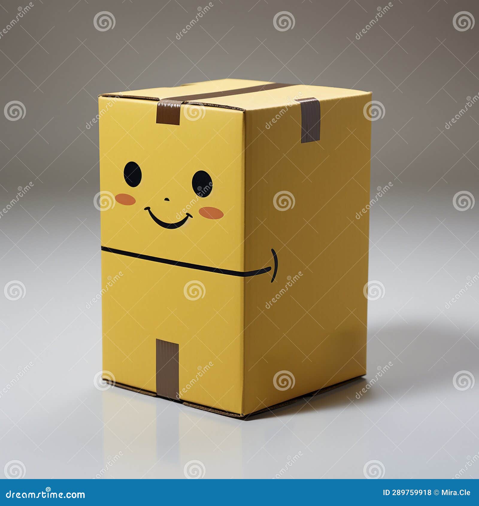 Isometric Product Photography of an Empty Cardboard Box, Created with ...