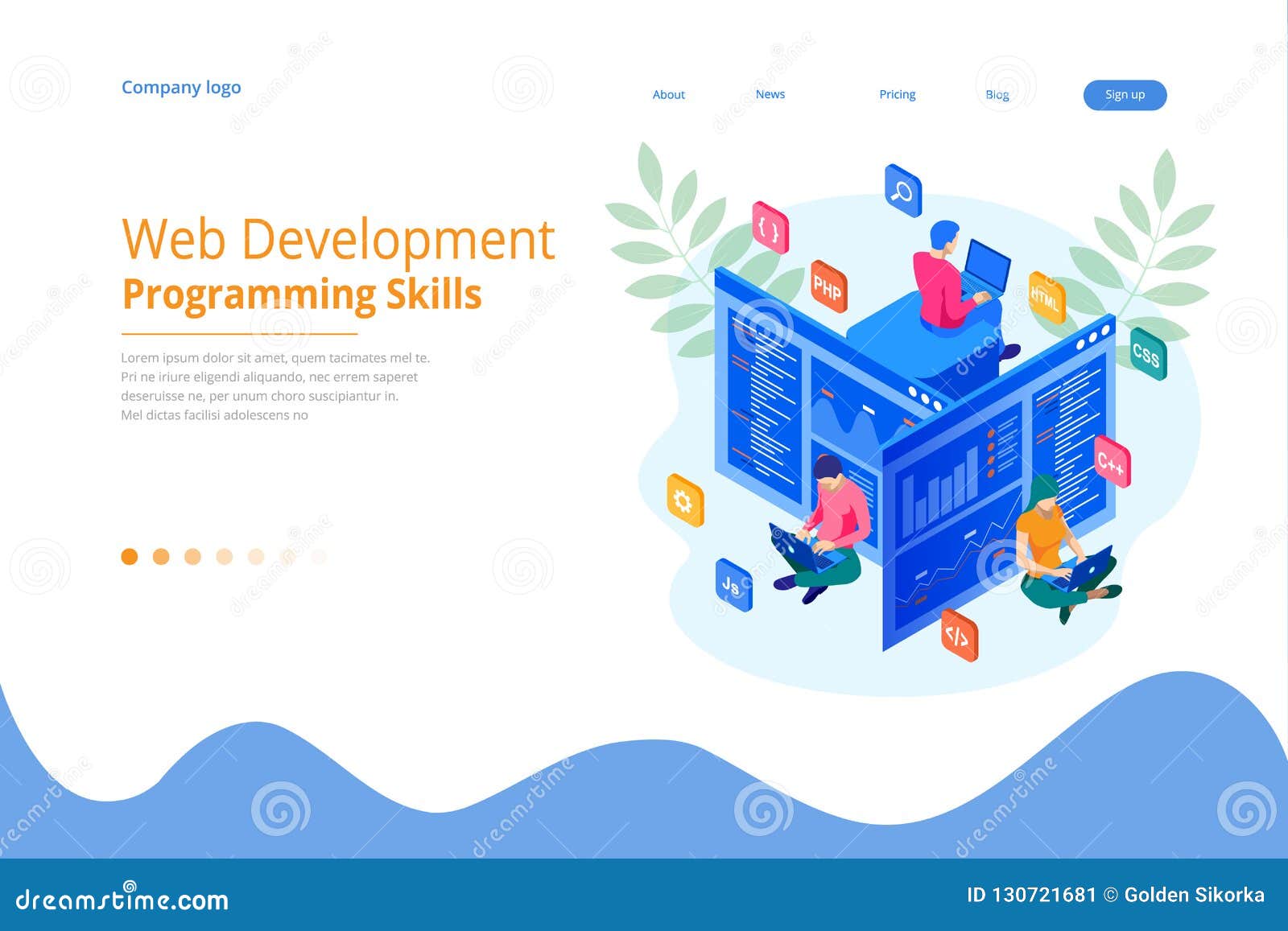 Isometric Programmer Coding New Project Web Development And Programming Skills For Website