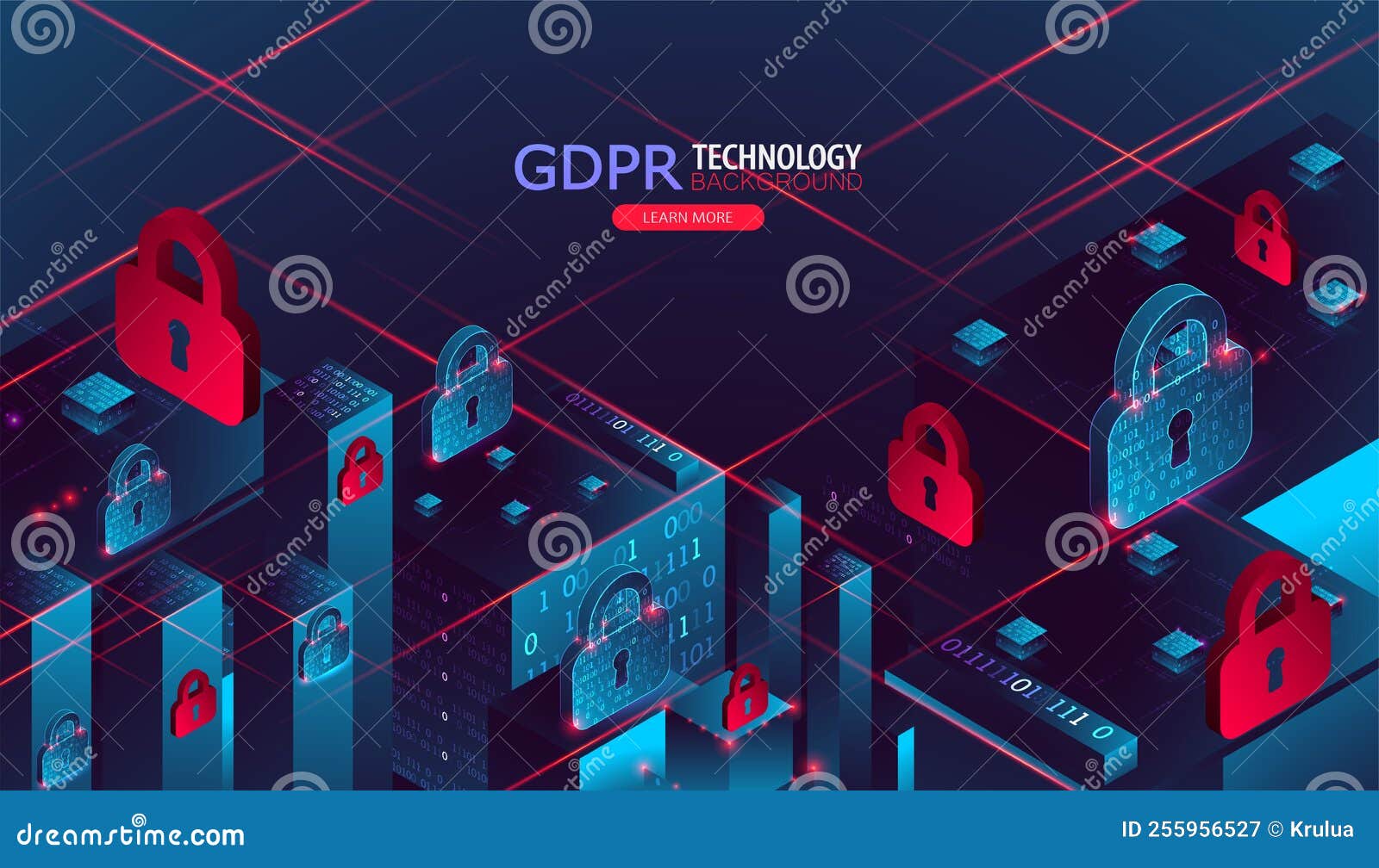 Isometric Protection Concept. Protect Mechanism Stock Vector ...