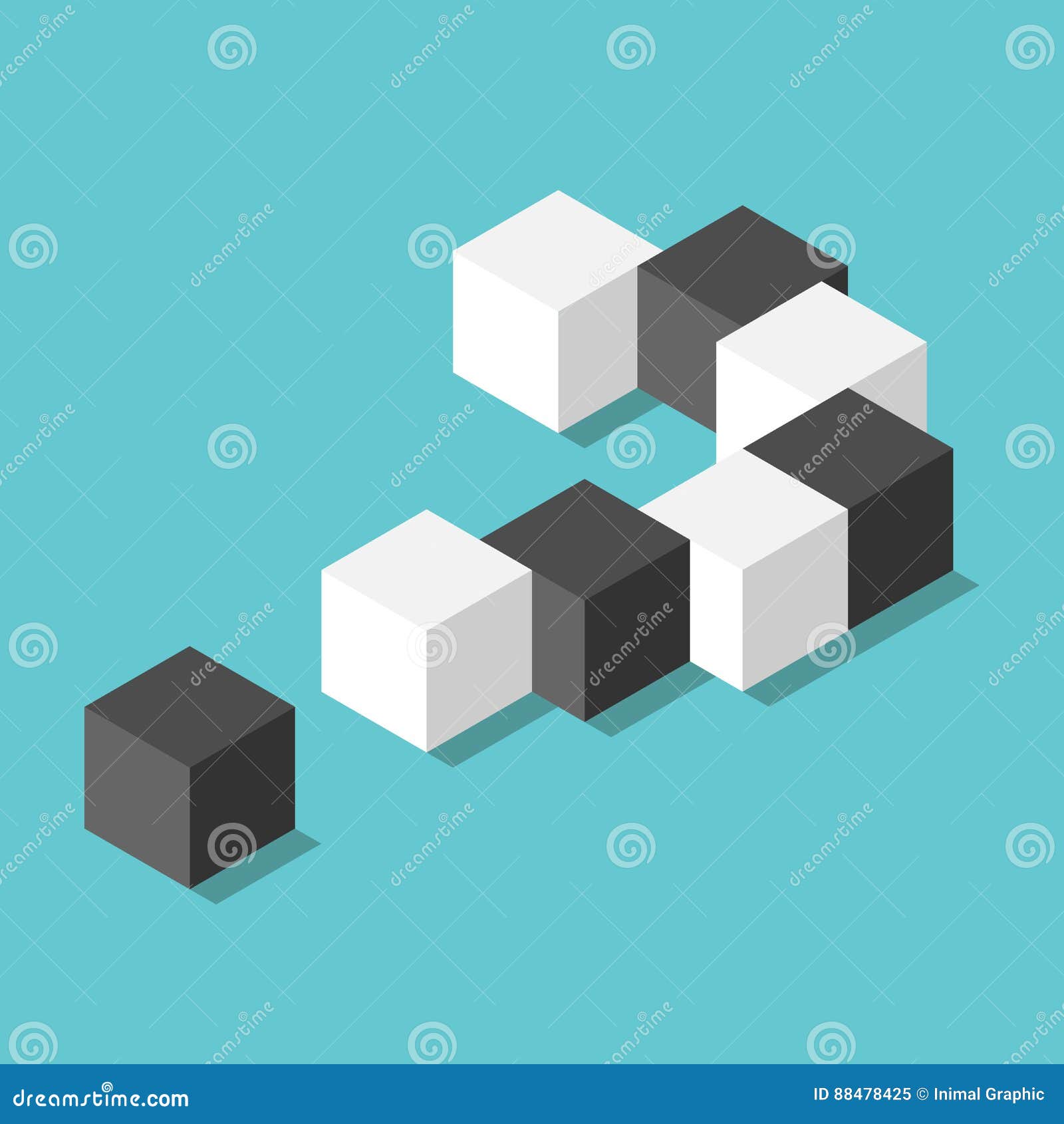 Isometric Question Mark Cards Cartoon Vector | CartoonDealer.com #123744575
