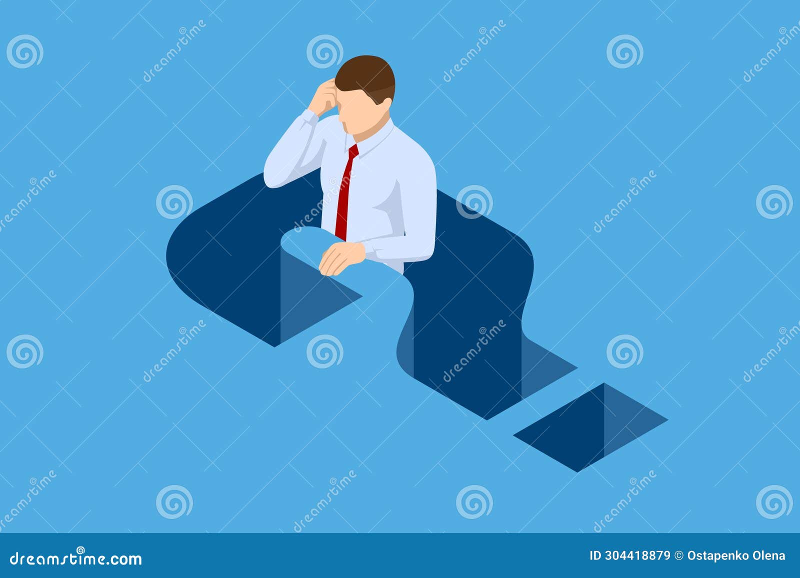 Isometric Question Marks, Message Box with Question, Chatbot Technology ...