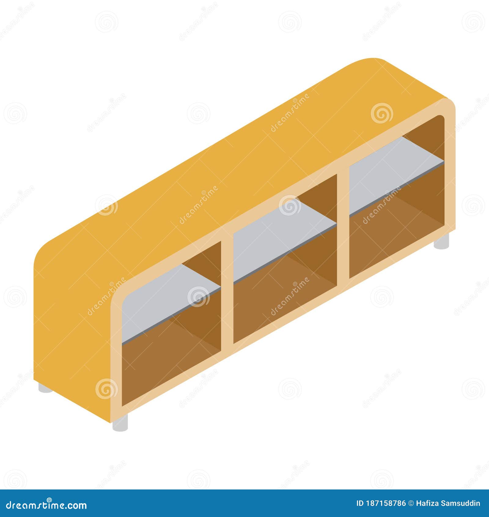 Isometric Rack. Vector Illustration Decorative Design Stock Vector ...