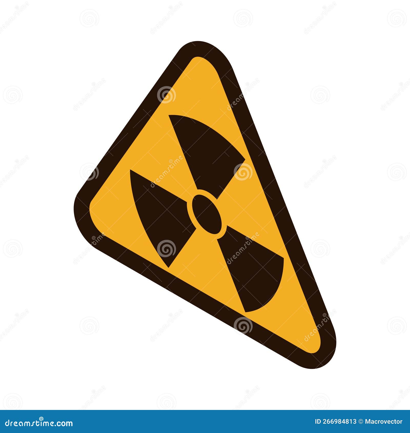 Isometric Radiation Sign stock vector. Illustration of chemistry ...