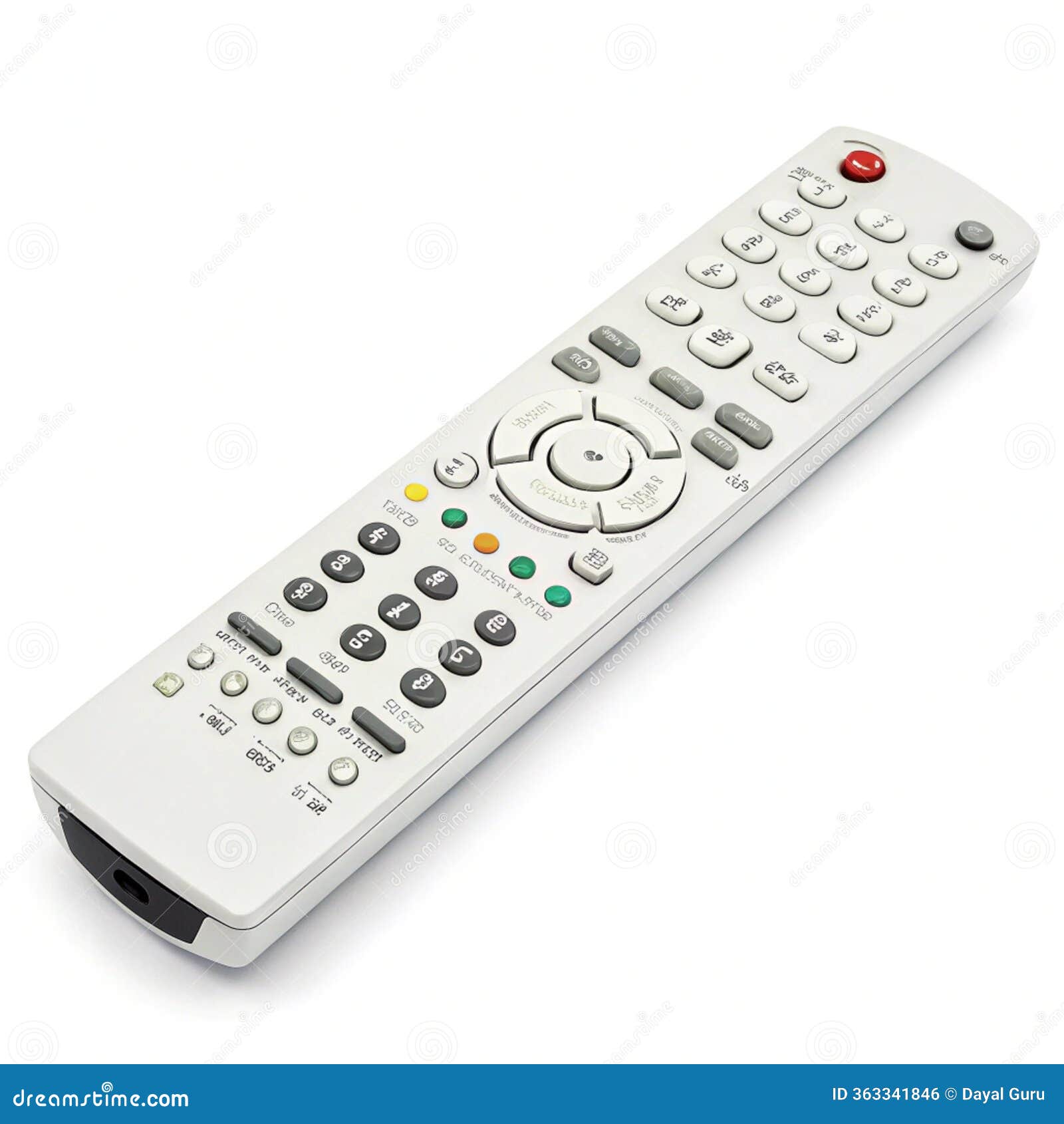 Isometric Remote Control Isolated on White Background Stock ...