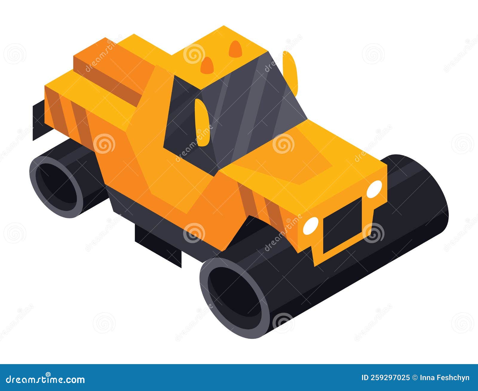 Roller With Vibration For Laying Asphalt 3D Rendering On Blue ...