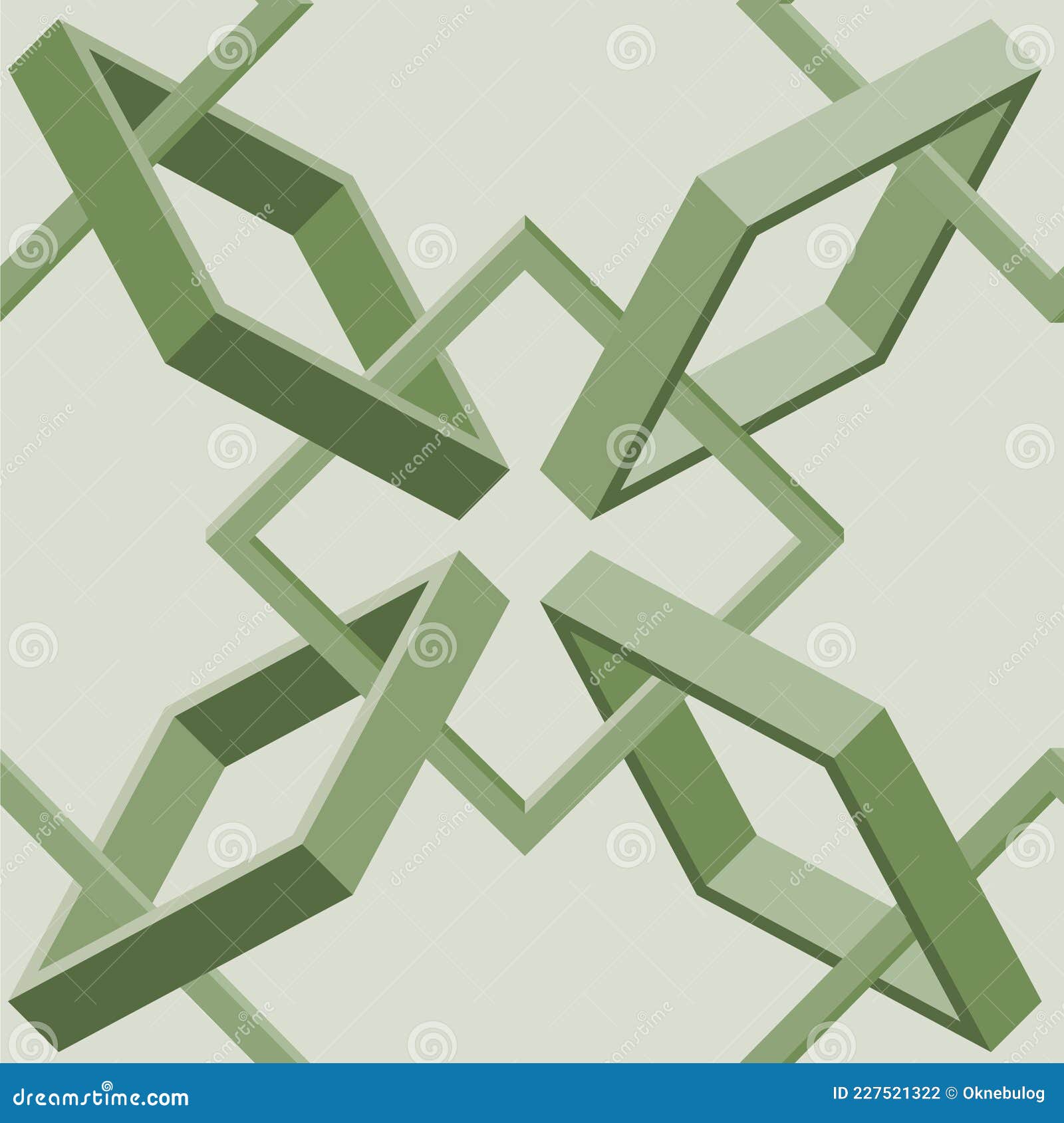 Isometric Seamless Pattern of Connected 3d Frames.Vector Illustration ...