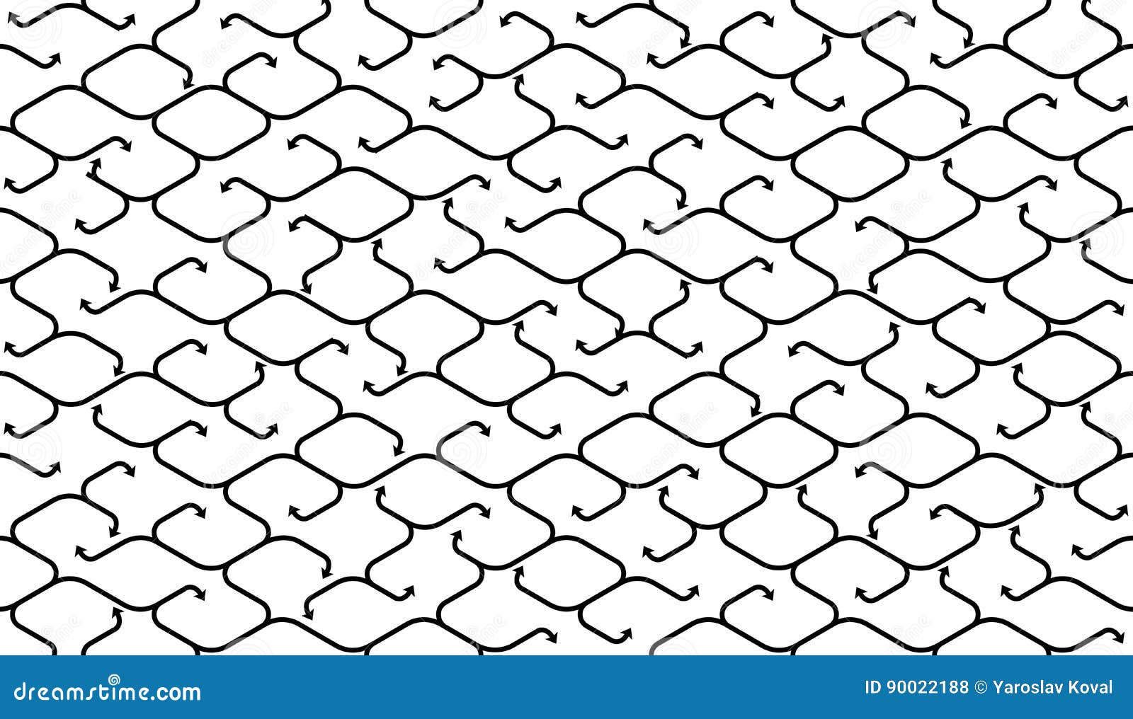 Isometric Seamless Pattern. Net Lines Background. Stock Vector ...