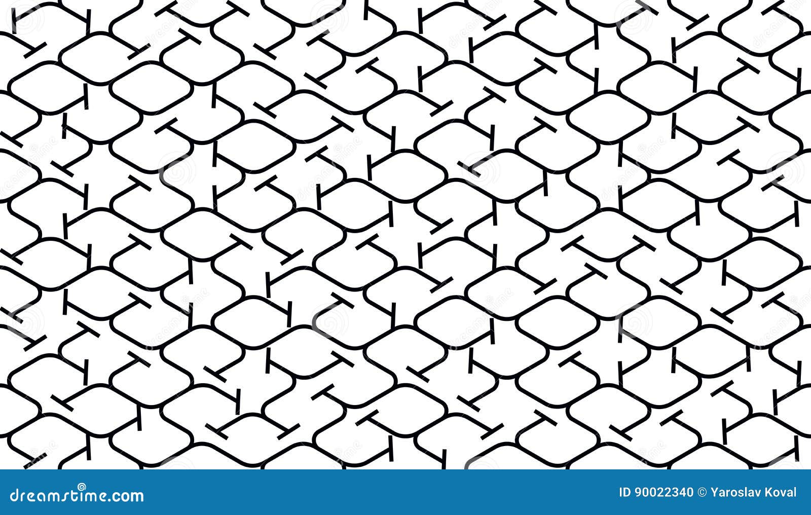 Isometric Seamless Pattern. Net Lines Background. Stock Vector ...