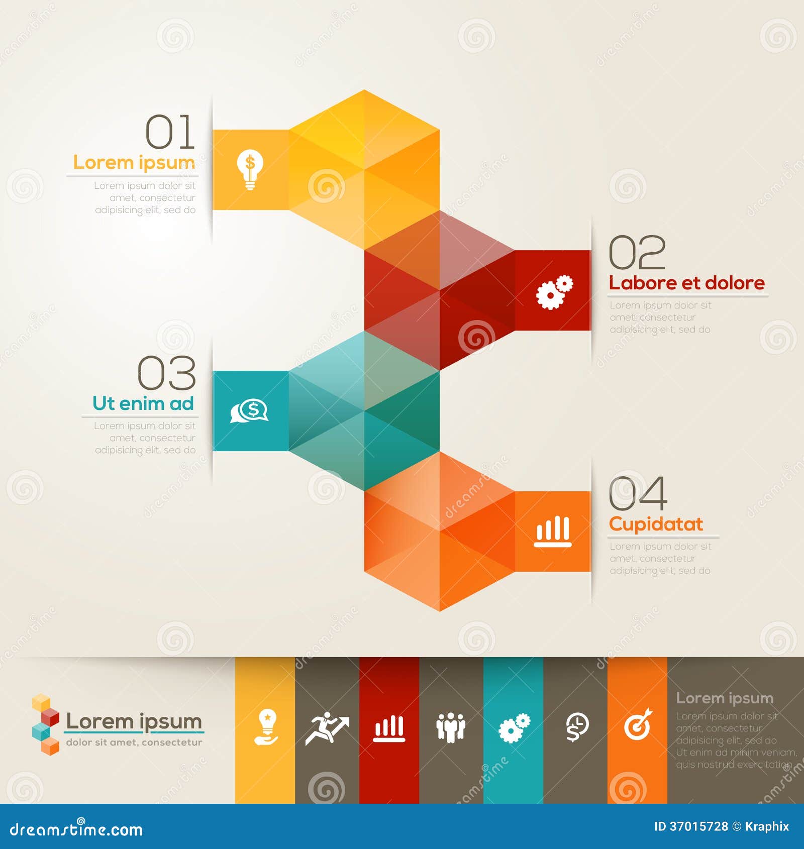 3D Isometric Box Shape Outline. Small Cube In A Big Cube. Abstract ...