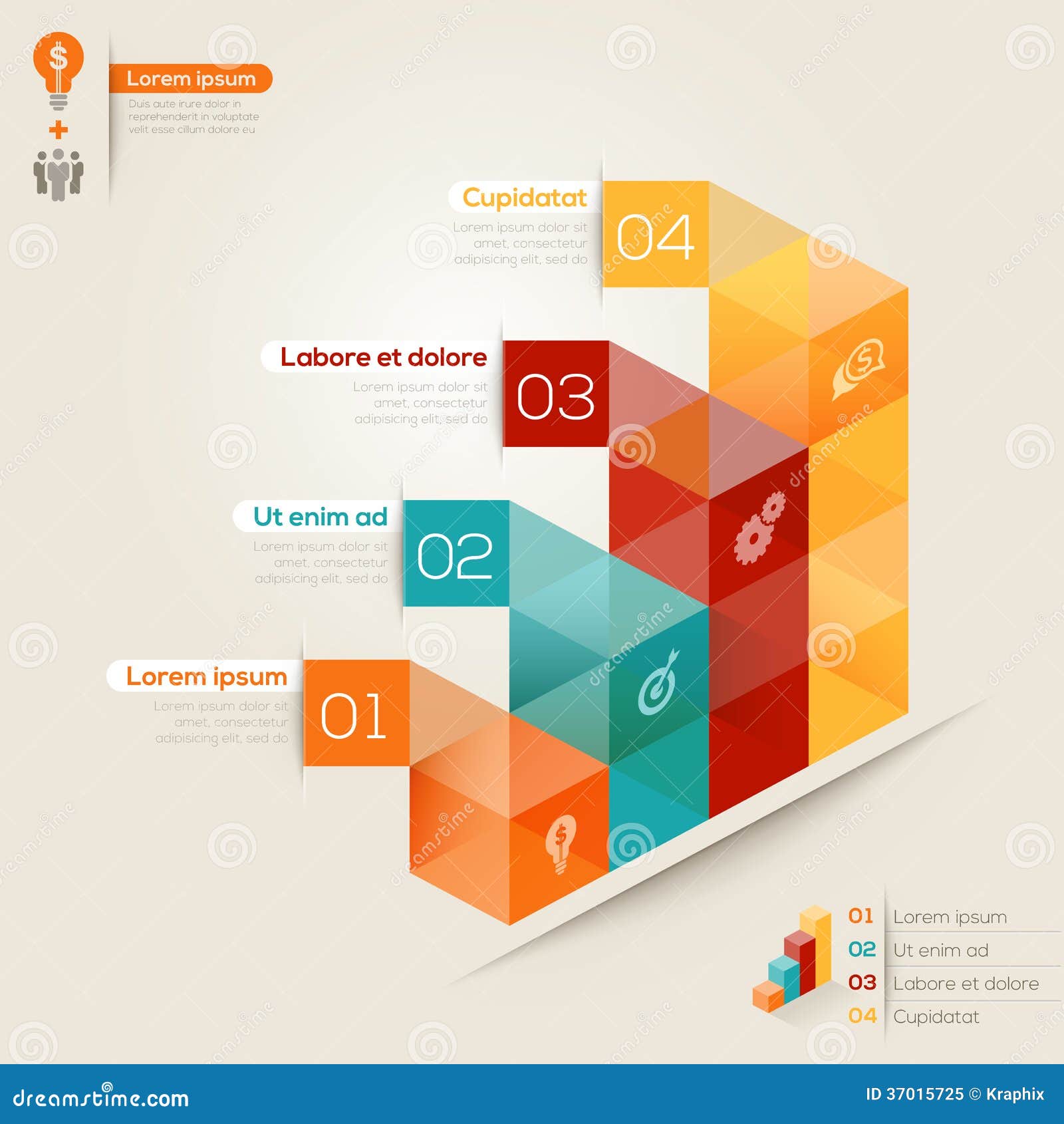 Isometric Shape Design Layout Stock Vector - Illustration of copy ...