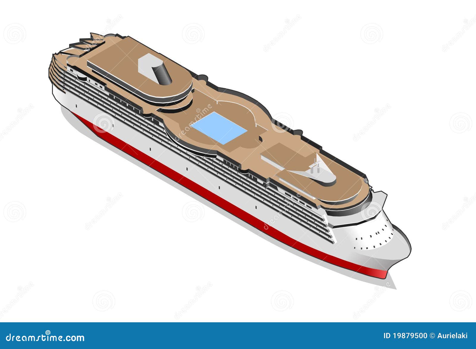 Isometric ship stock vector. Illustration of artistic - 19879500