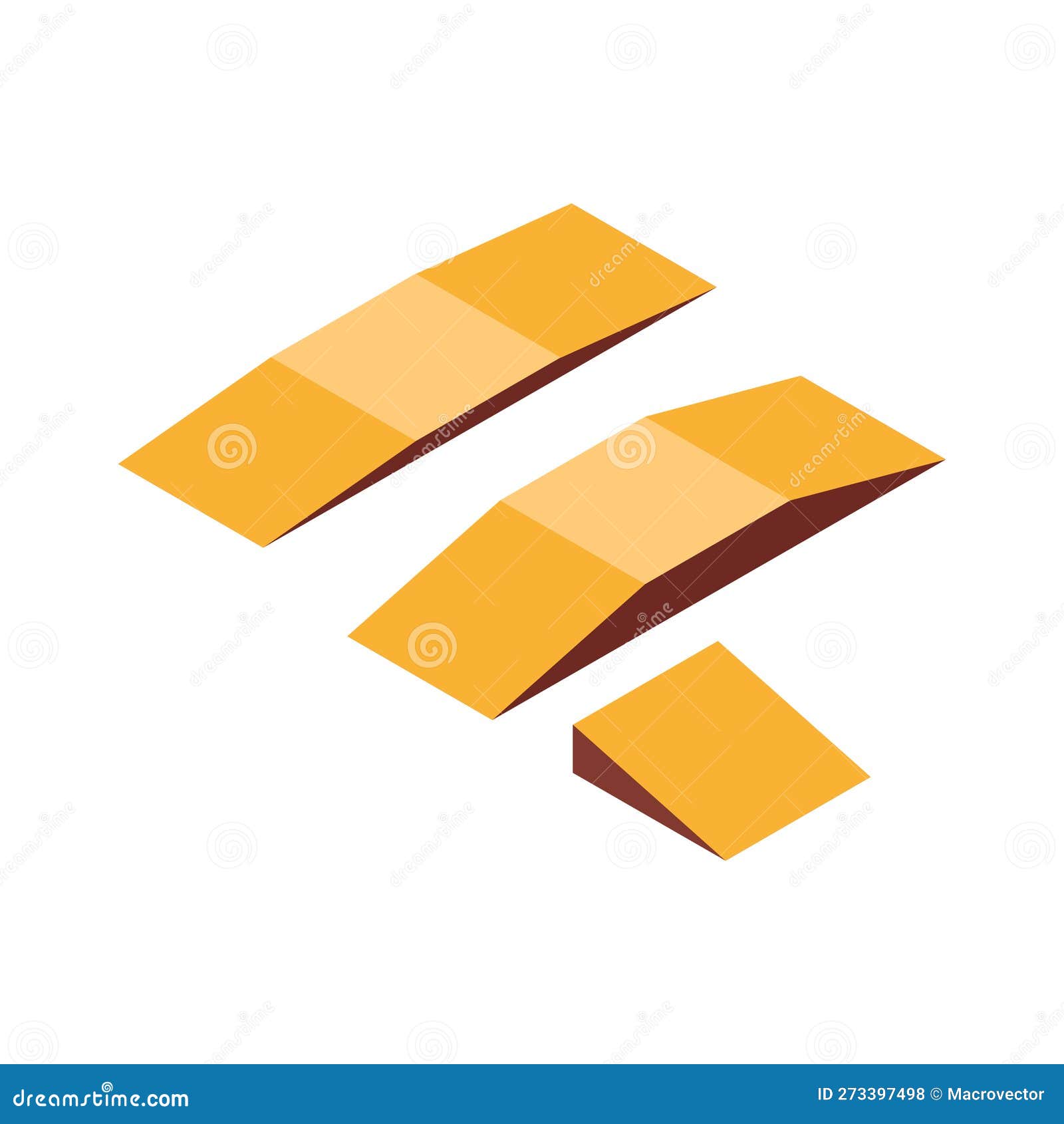 Isometric Skateboard Ramps stock vector. Illustration of freestyle ...