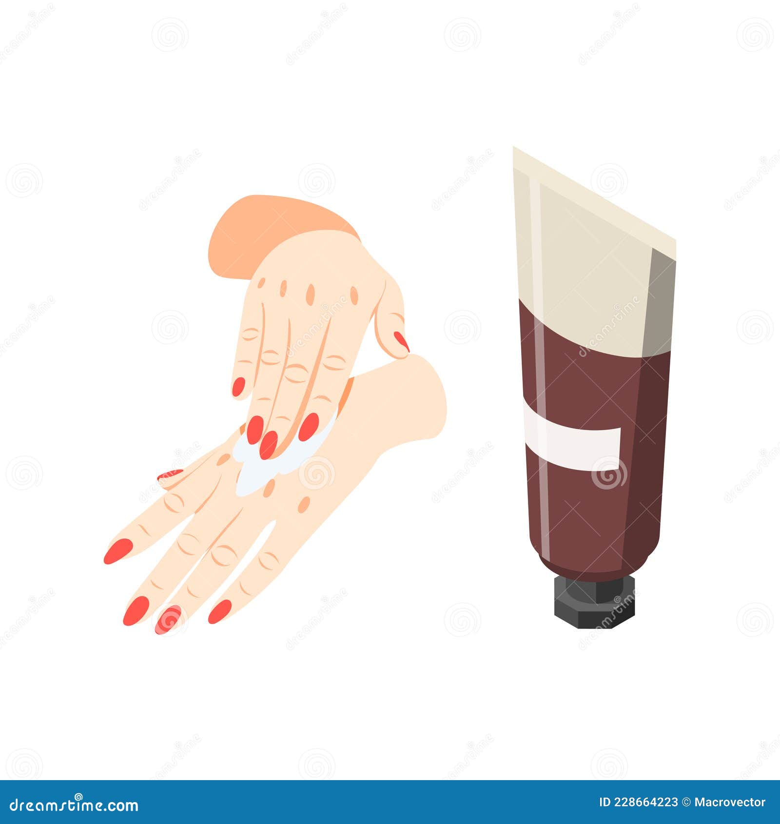 Isometric Skin Layer Cross Section With Collagen And Air Flow