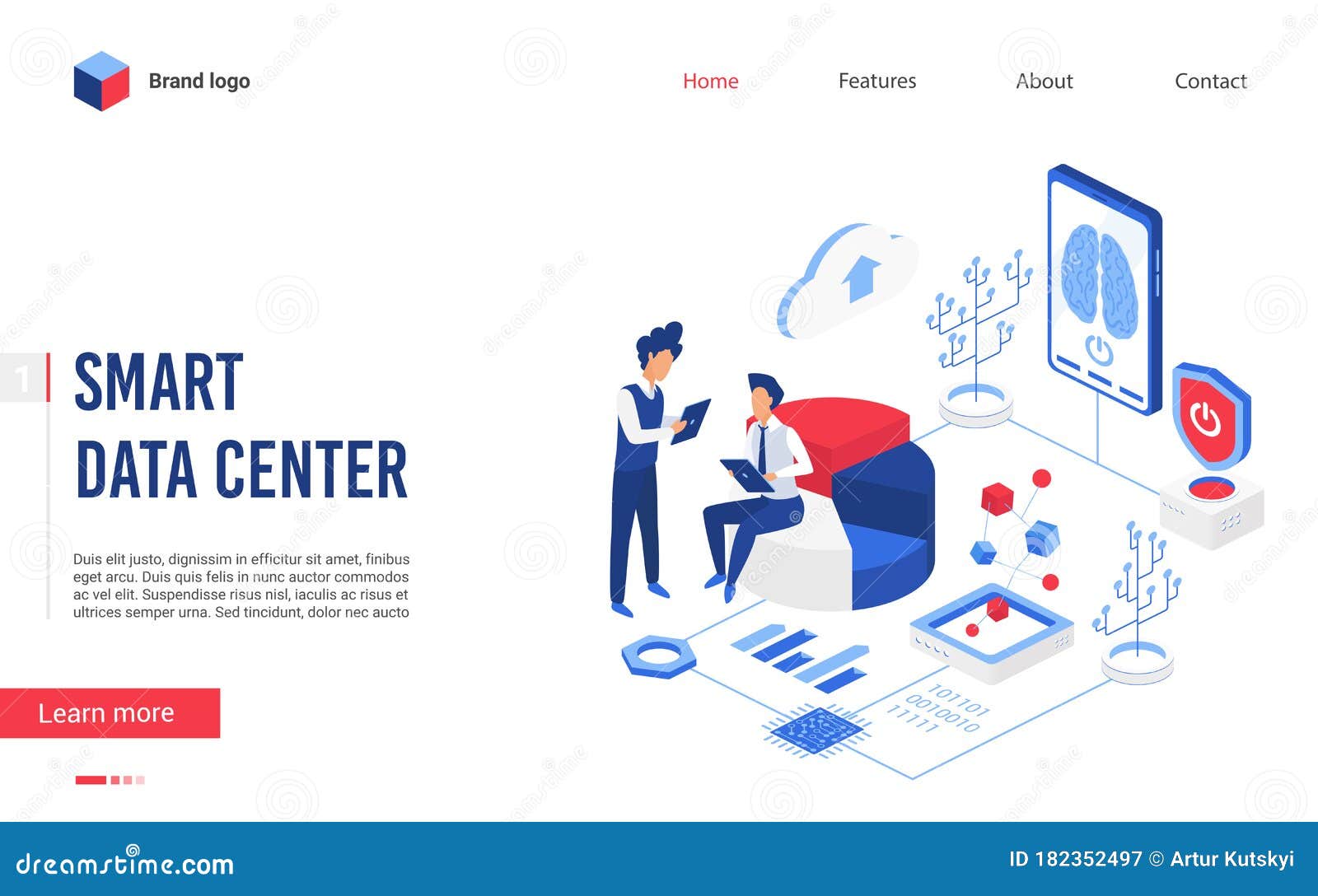 Smart Data Center Centralized Large Amount Of Information Vector ...