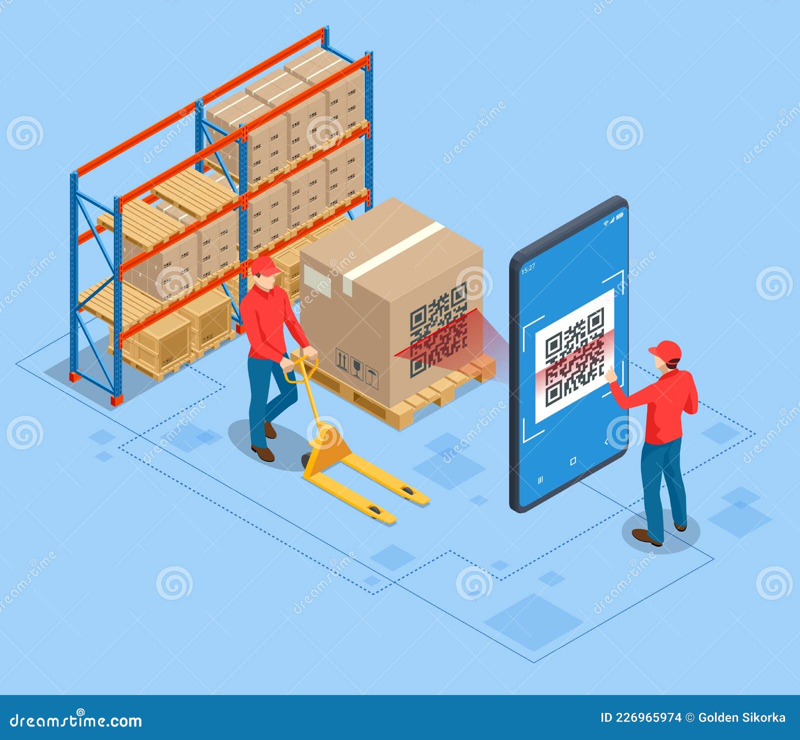 Isometric Smart Warehouse Management System. Concept of Automatic ... Isometric Smart Warehouse Management System. Concept of Automatic ...