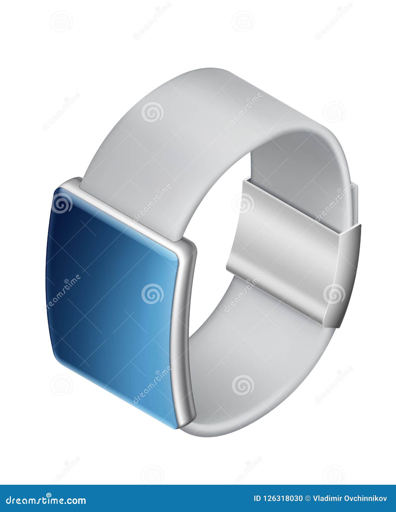 Isometric Smart Watch stock vector. Illustration of icon - 126318030