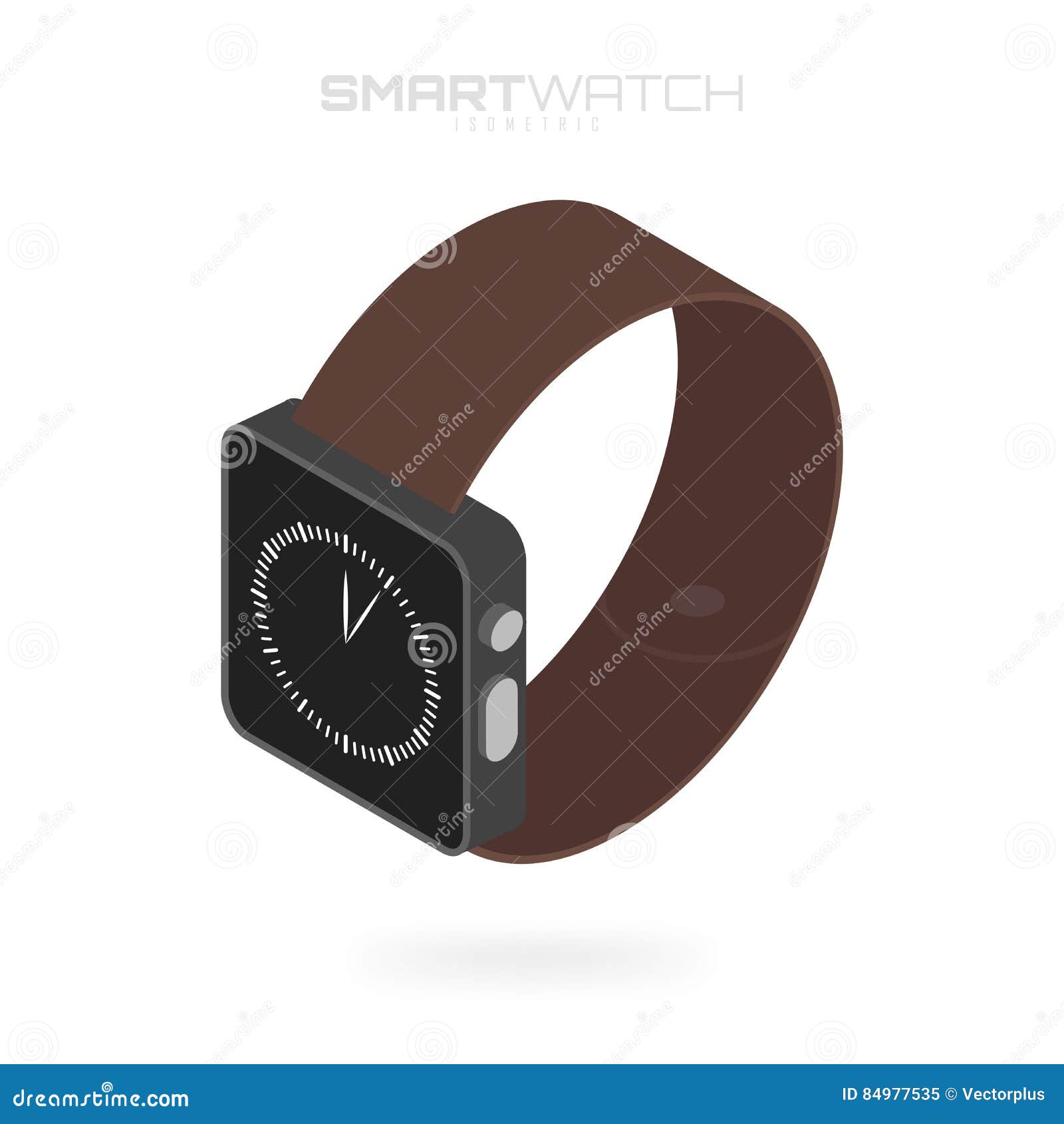 Isometric Smart Watches. Isolated On White Background For Your Projects ...