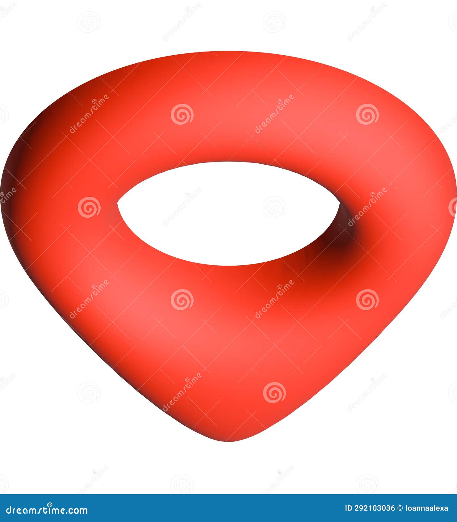 Isometric Smooth 3D Marker for a Map - Top View Stock Photo ...