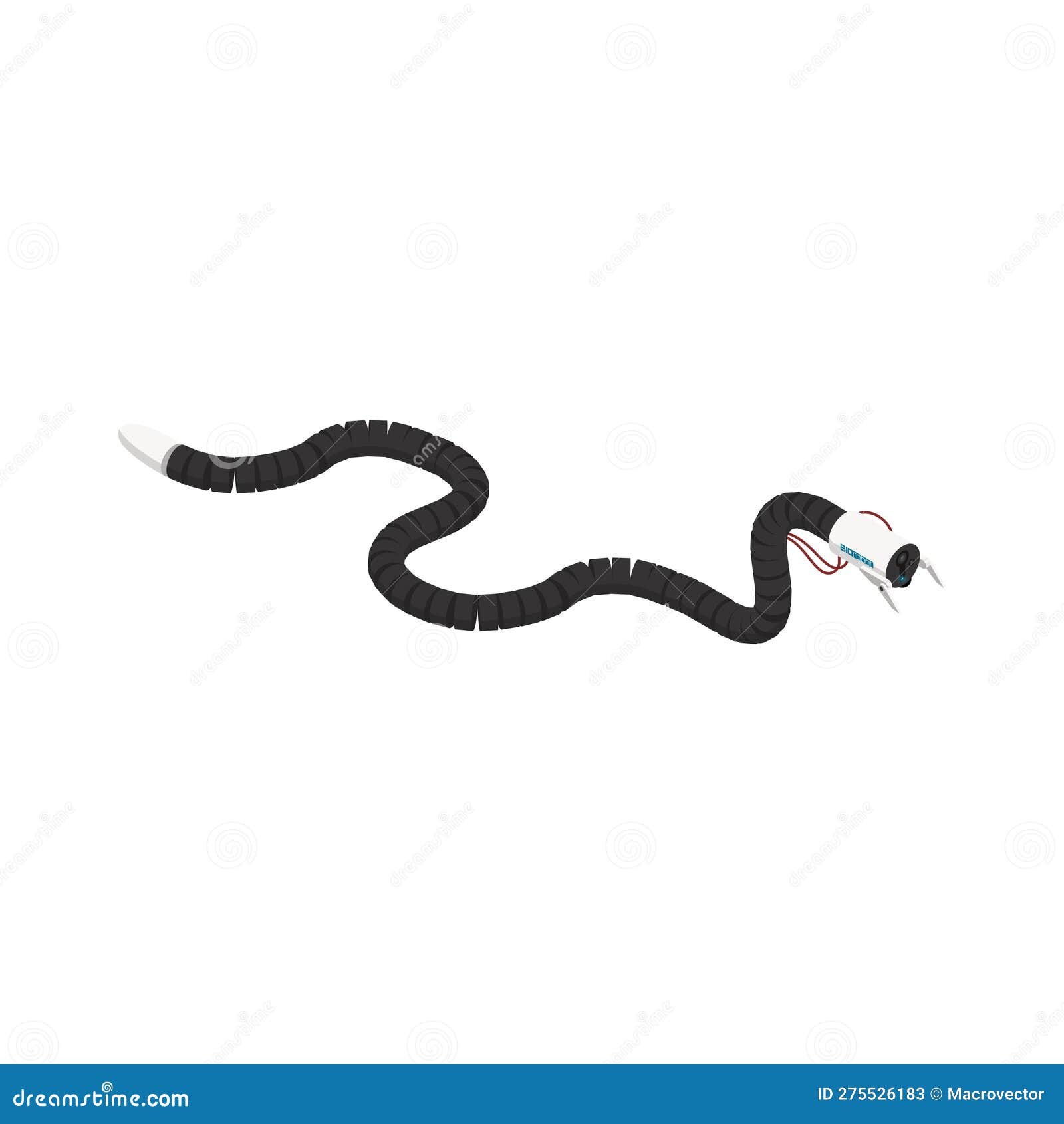 Isometric Snake Robot stock vector. Illustration of design - 275526183