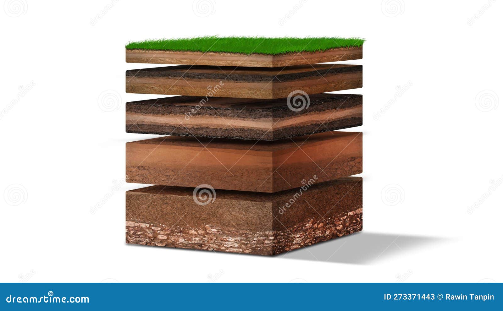 Isometric Soil Layers Diagram, Cross Section Of Green Grass And ... Isometric Soil Layers Diagram, Cross Section Of Green Grass And ...