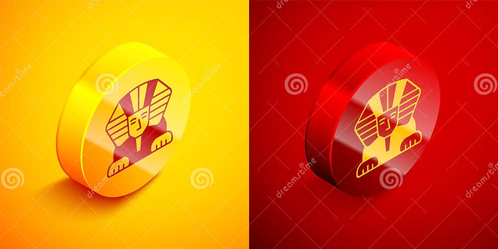 Isometric Sphinx - Mythical Creature of Ancient Egypt Icon Isolated on ...