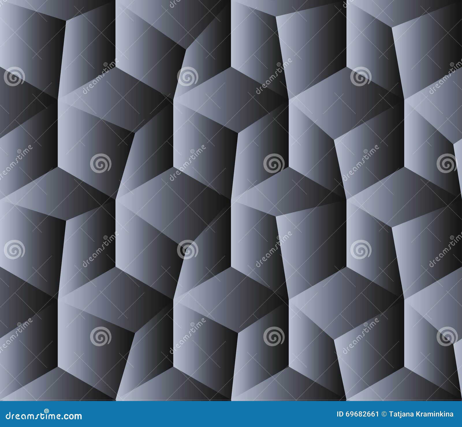 Isometric Square Seamless Background Stock Vector - Illustration of ...