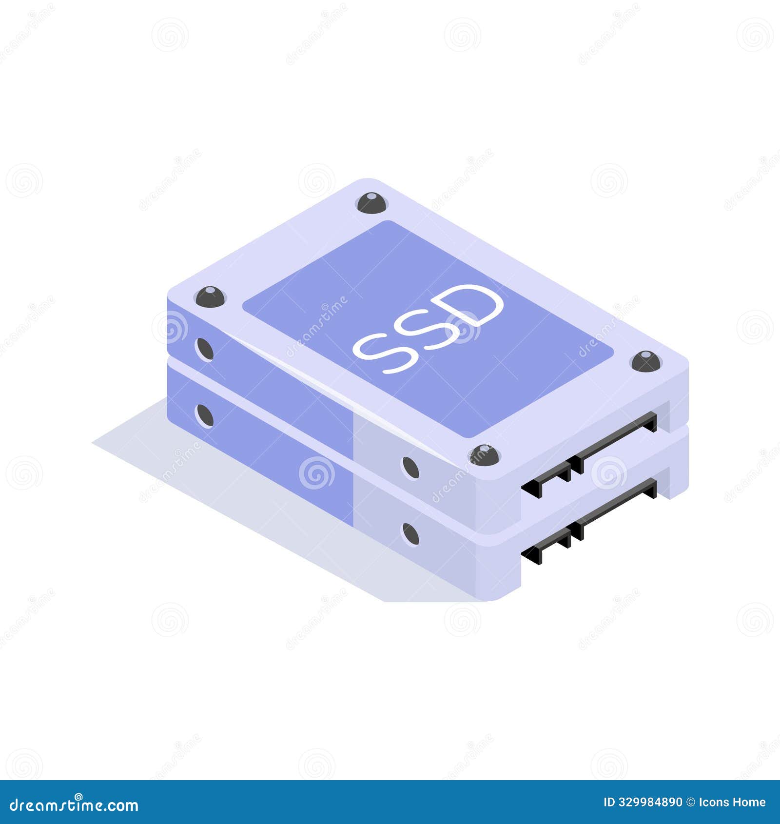 Isometric Ssd Icon, Solid State Drive Storage, Used for Fast Data ... Isometric Ssd Icon, Solid State Drive Storage, Used for Fast Data ...