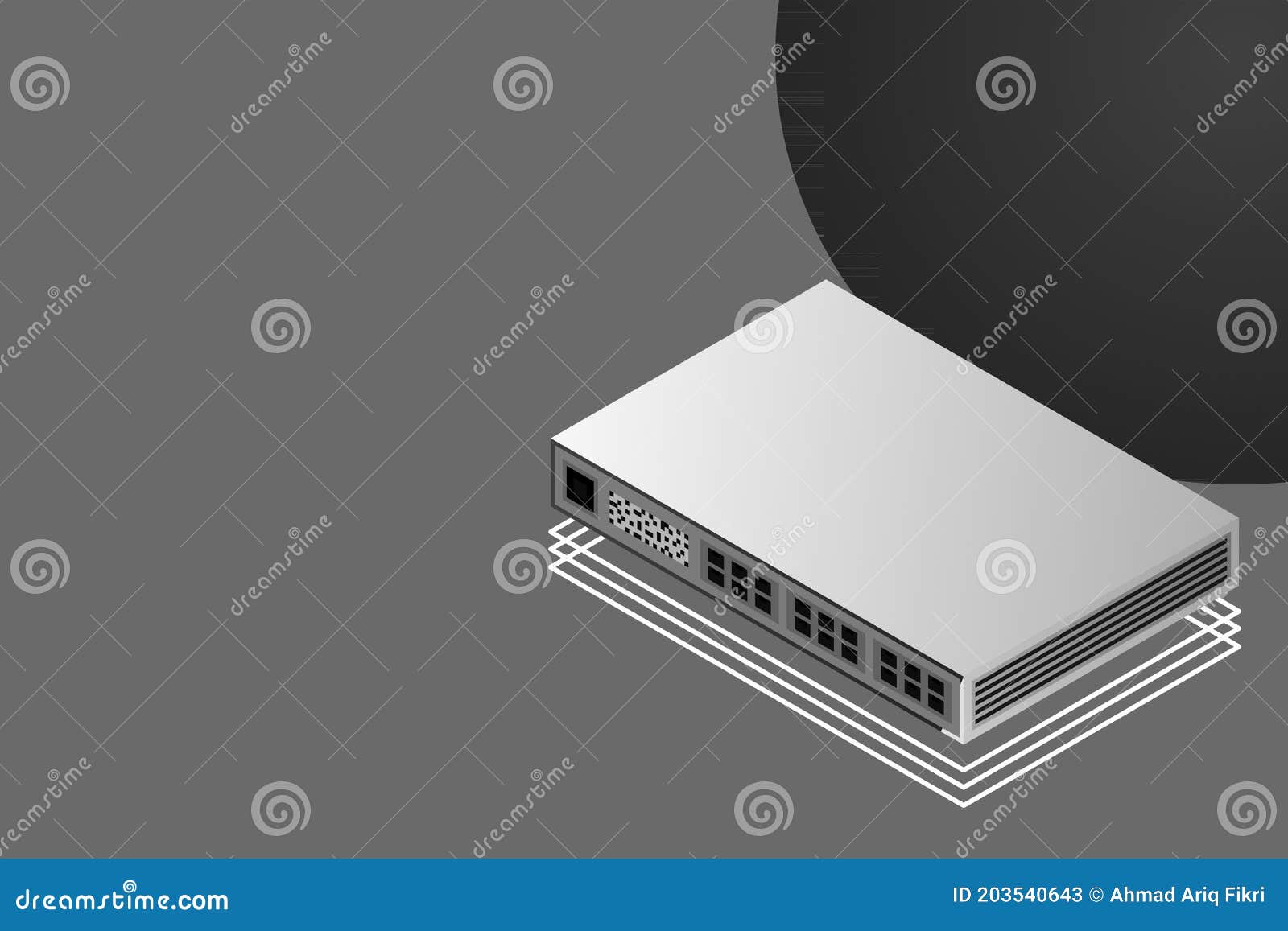 Set Isometric Switch In Electronic Circuit, Inductor And Electrical ...