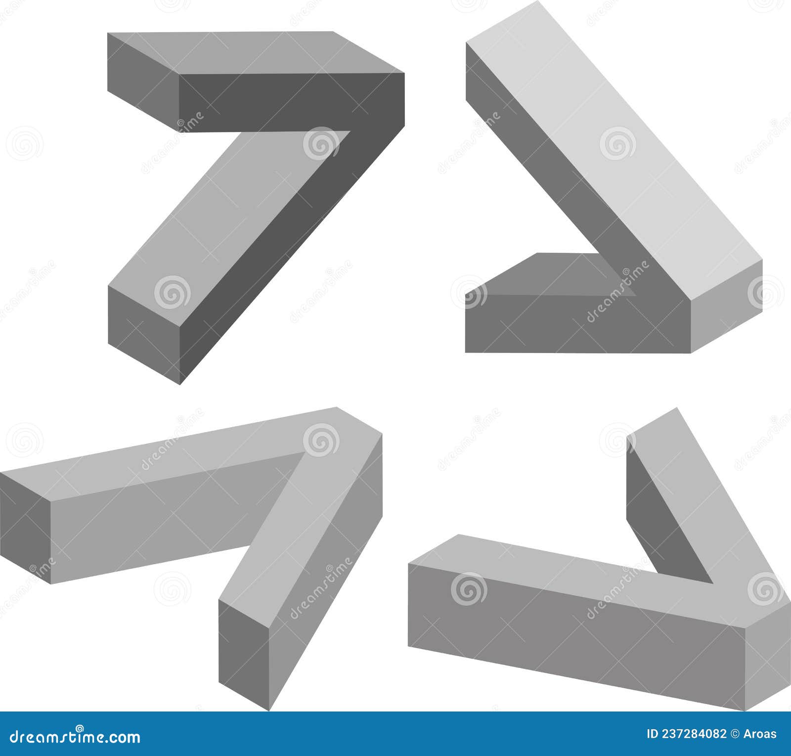 Isometric Symbol. Template for Creating Logos, Emblems, Monograms Stock ...