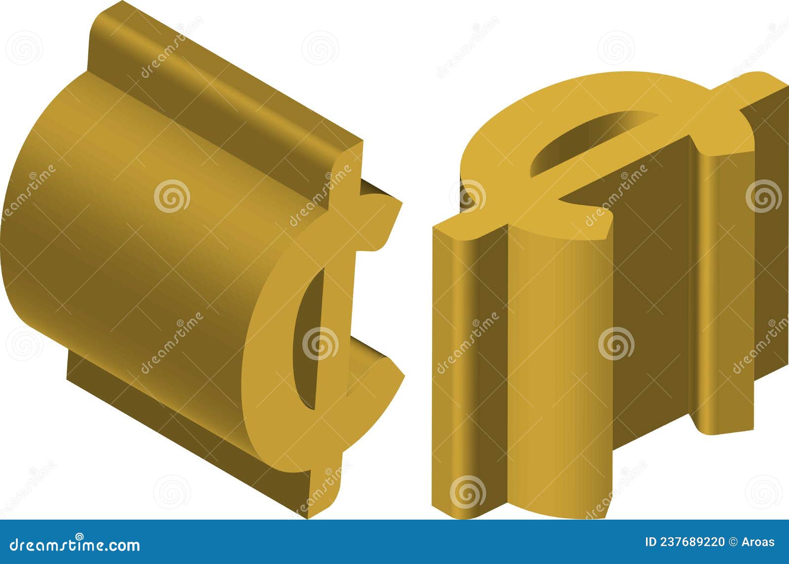 Isometric Symbol. Template for Creating Logos, Emblems, Monograms Stock ...