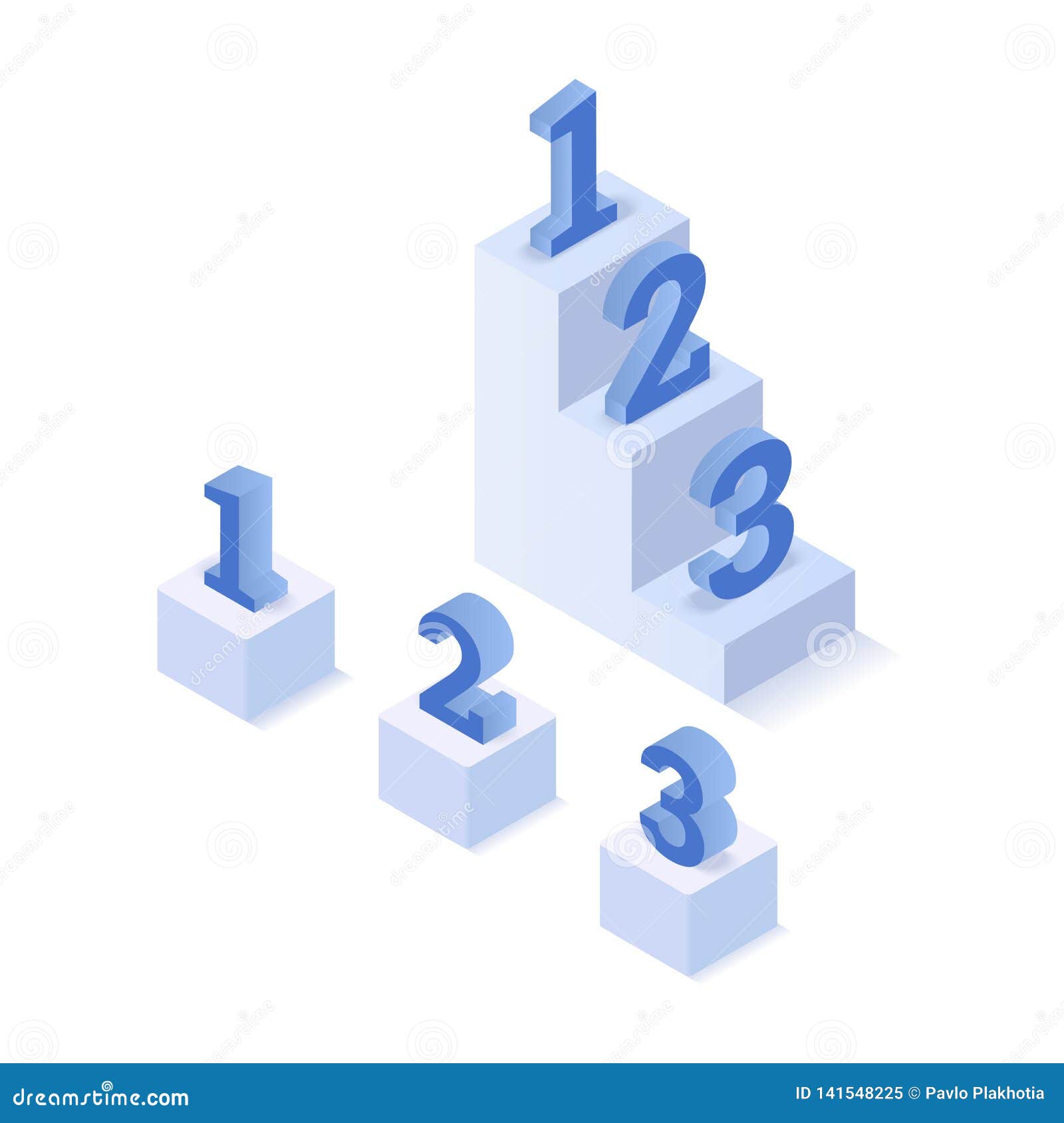 Three Steps Elements Bubble Chart, Scheme, Diagram. Vector Illustration ...