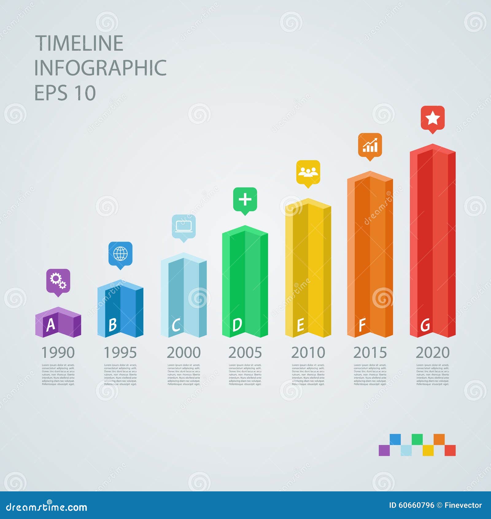 Isometric Timeline Road Navigation. City Map 8 Steps Timeline Road ...