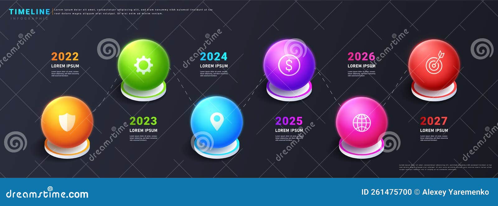 Isometric Timeline Infographic Stock Vector - Illustration of company ...