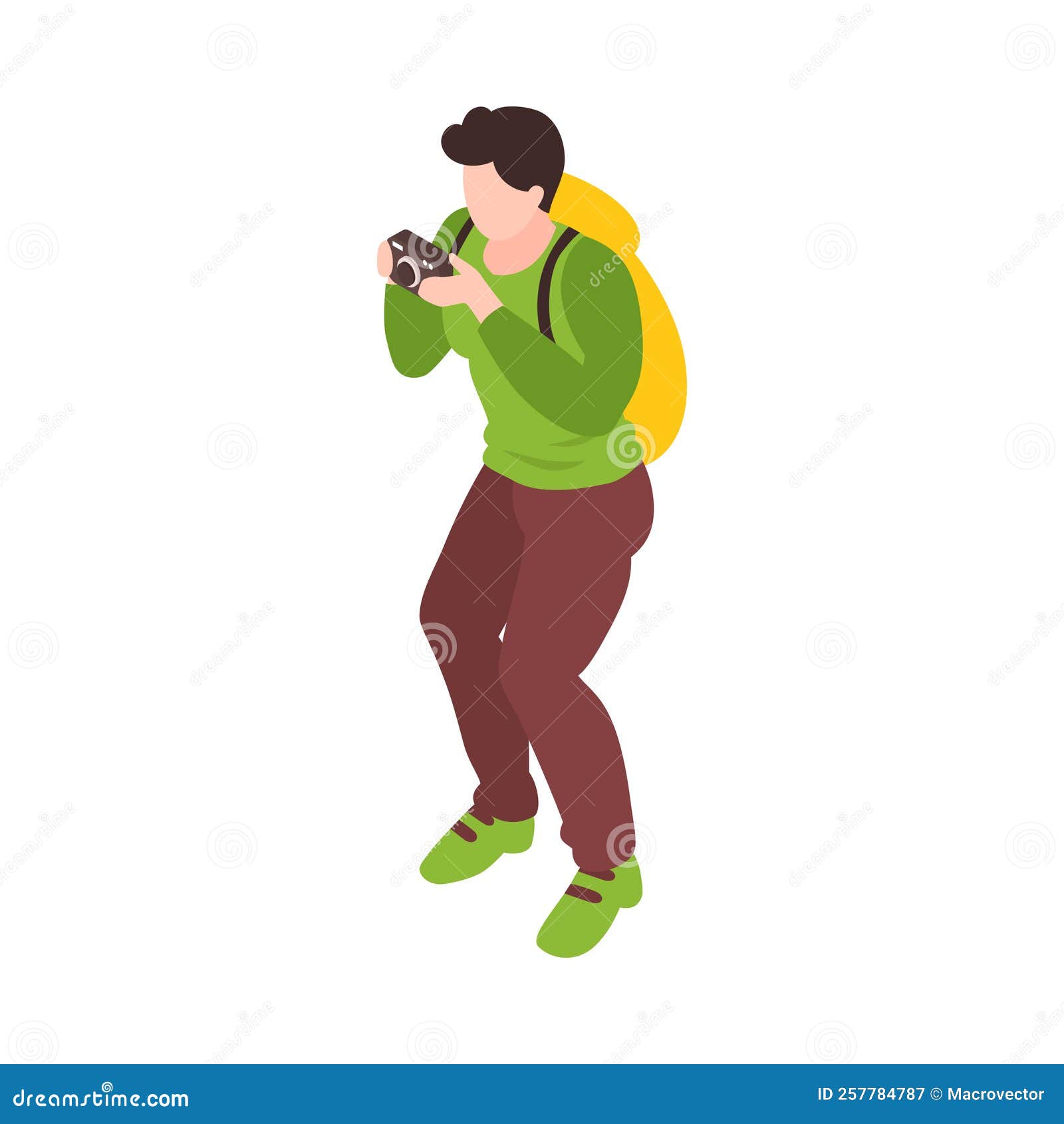 Isometric Tourist Illustration Stock Vector - Illustration of people ...