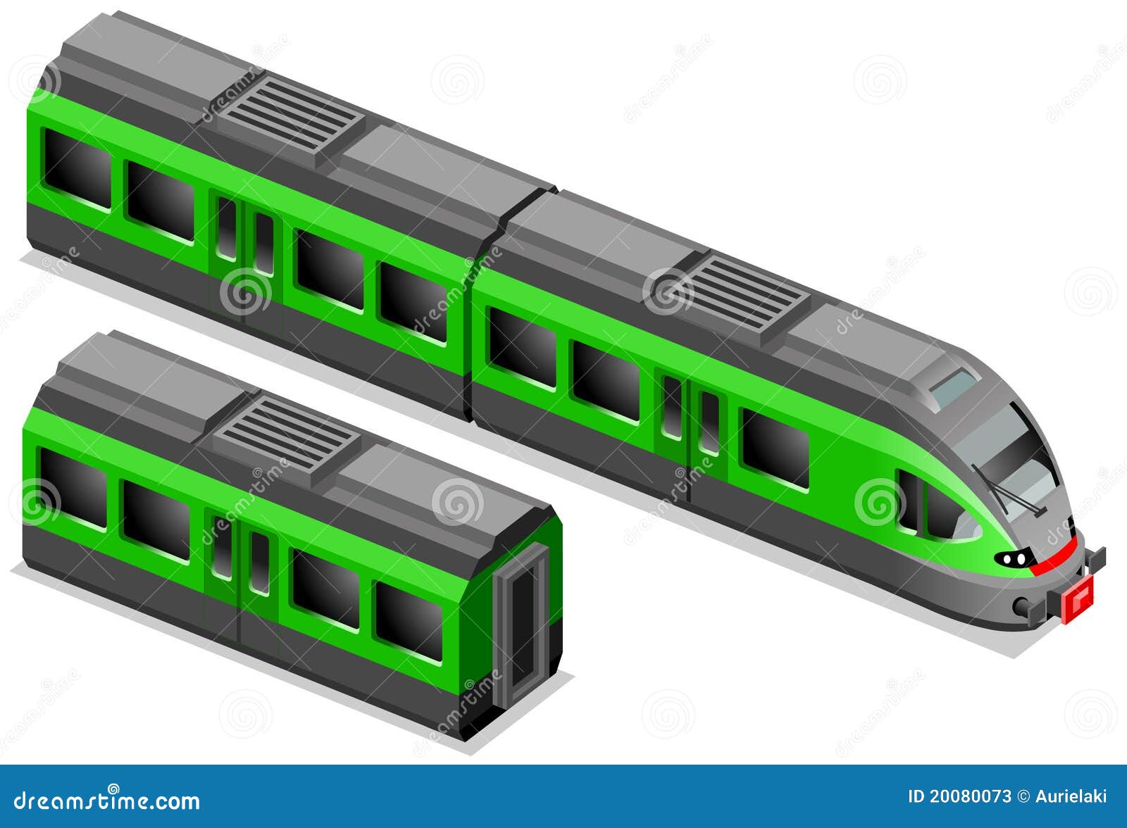 Isometric train stock vector. Illustration of travel - 20080073