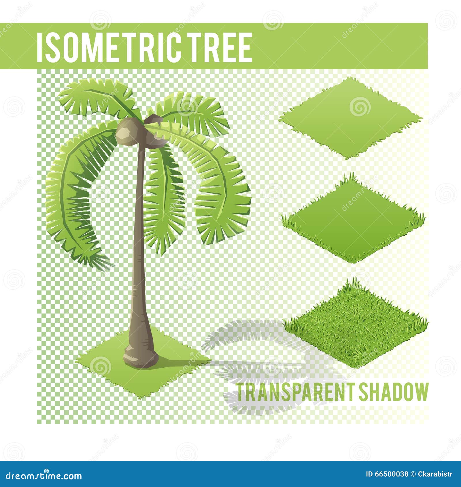 Isometric Tree 004 stock vector. Illustration of pavement - 66500038