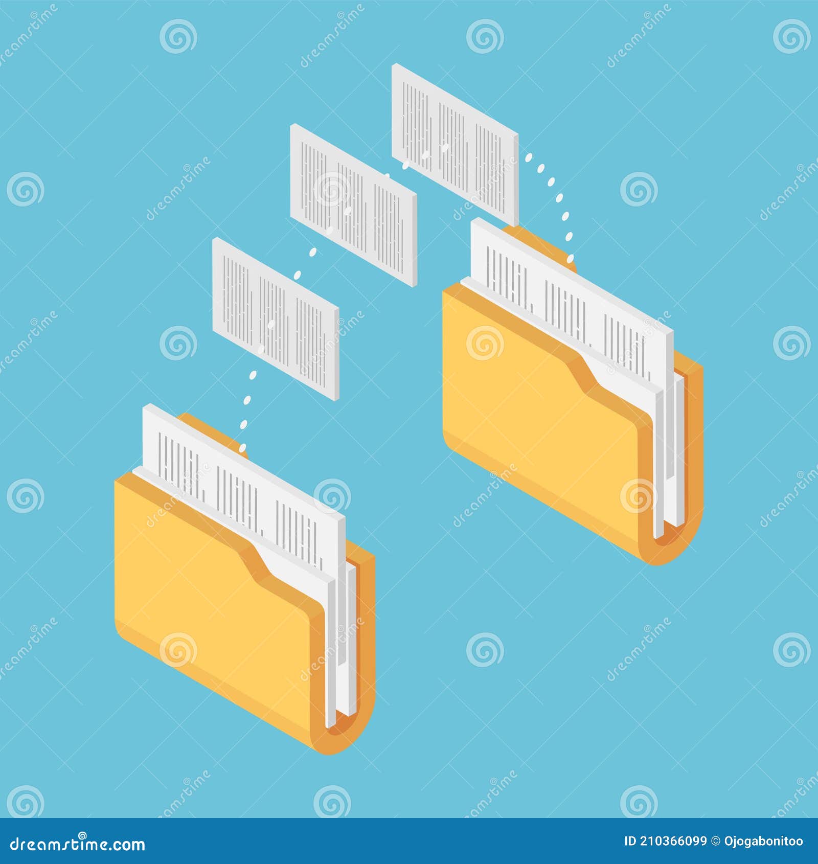 Transferring Files Between Devices Stock Image | CartoonDealer.com ...