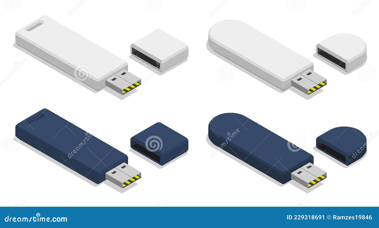 Removable USB Drive Royalty-Free Illustration | CartoonDealer.com #441750